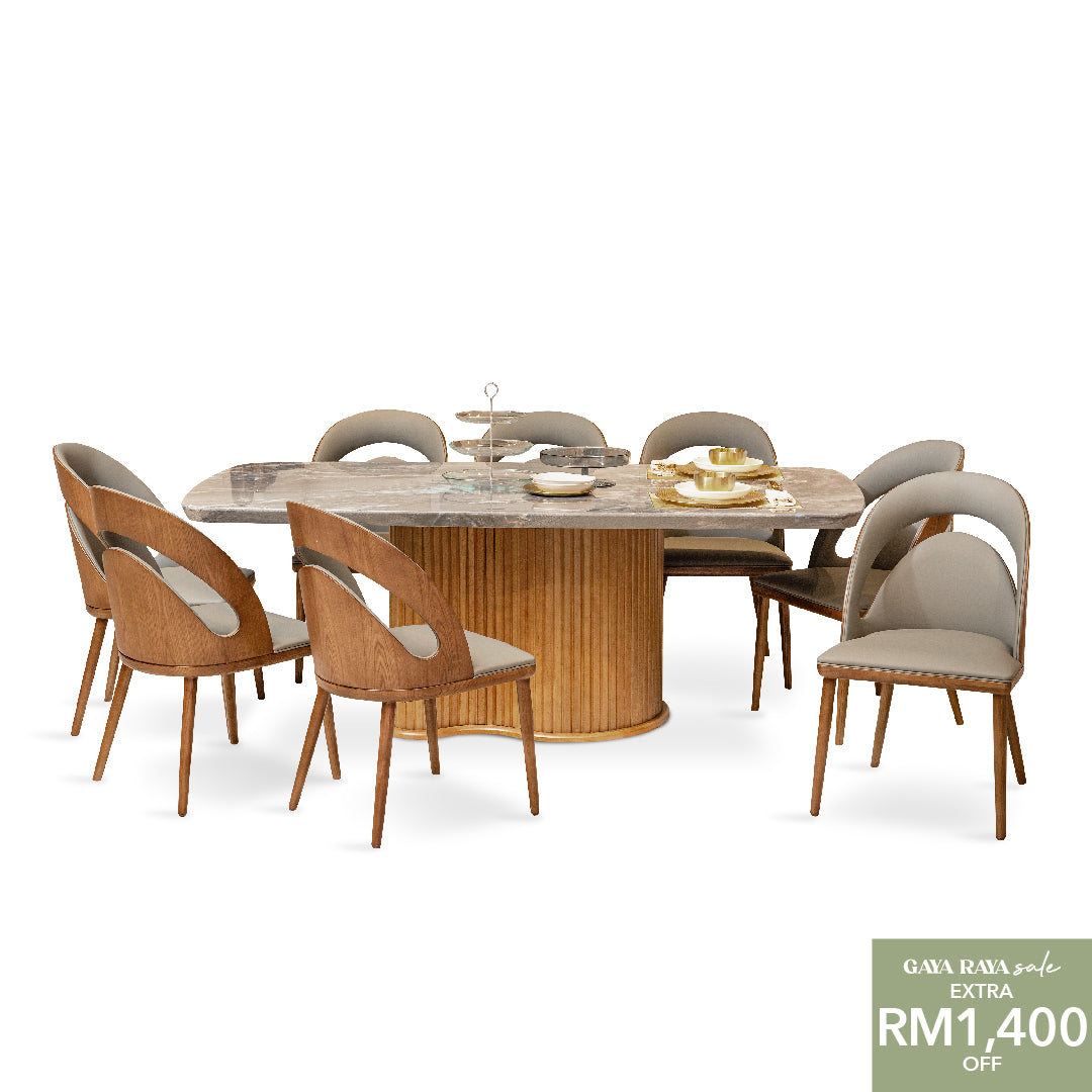 KILLIAN Marble Dining Set – MAJUHOME eStore