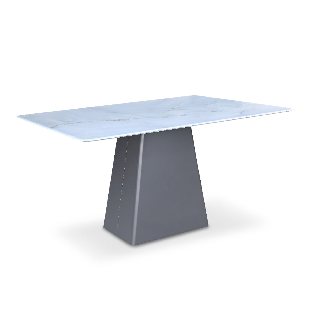CELESTE II Crystal Marble Dining Table – MAJUHOME eStore