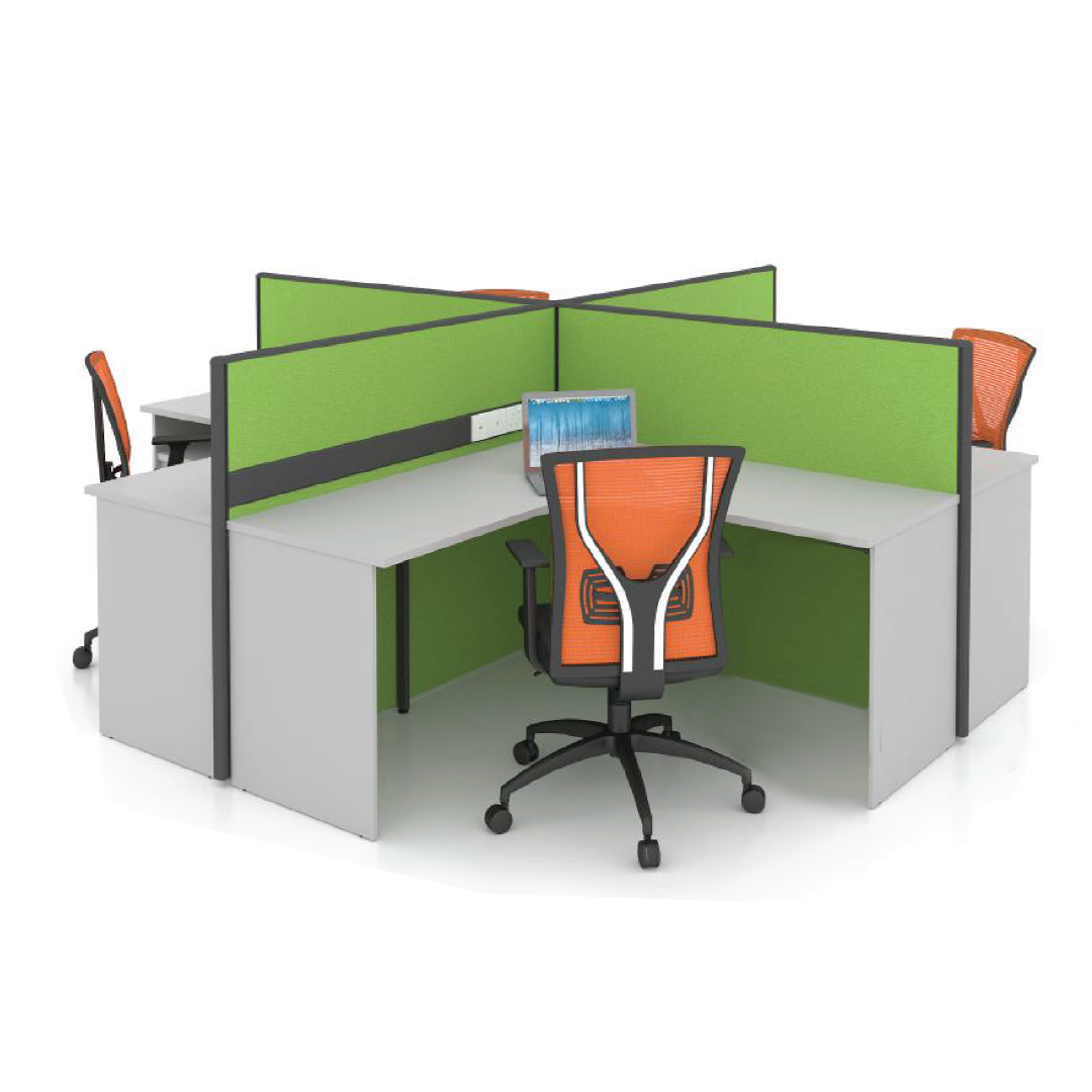 DIODIA Workstation (Cluster 4 L Shape) – MAJUHOME eStore