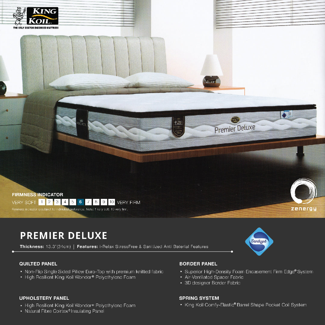 King Koil PREMIER Deluxe Mattress MAJUHOME eStore