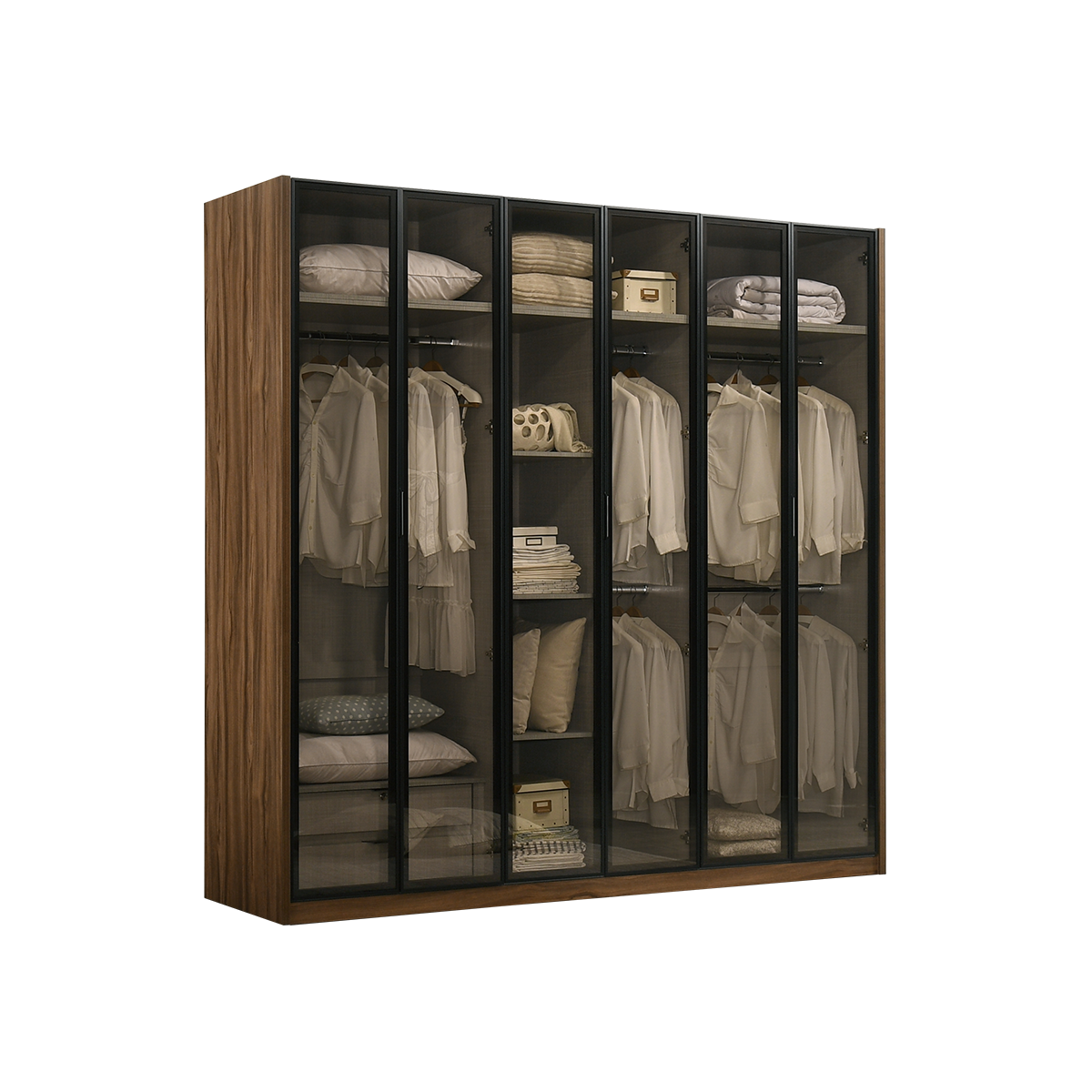 BELLE Designer Glass Closet 6 - 10 Doors – MAJUHOME eStore