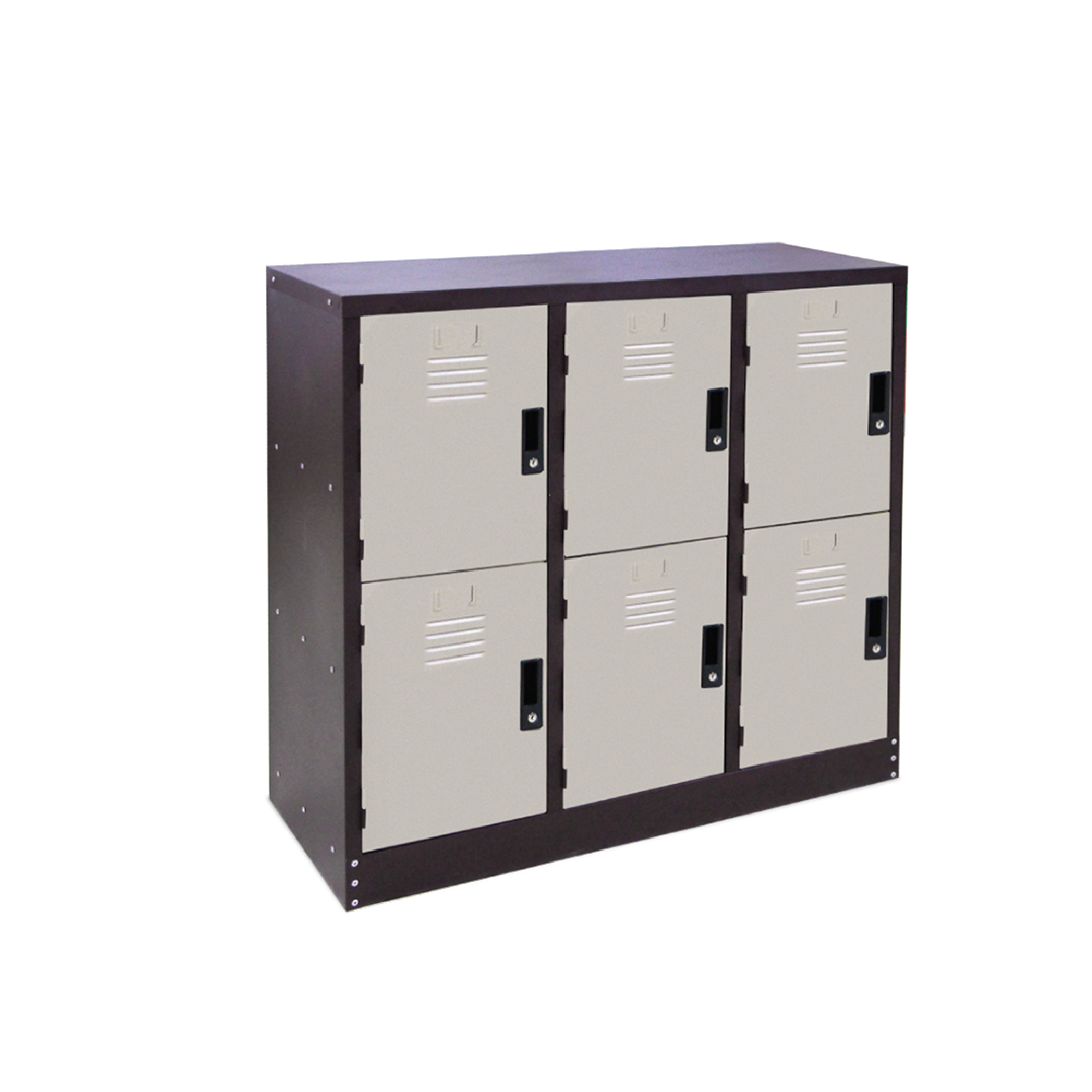 6 COMPARTMENT Steel Locker – MAJUHOME eStore